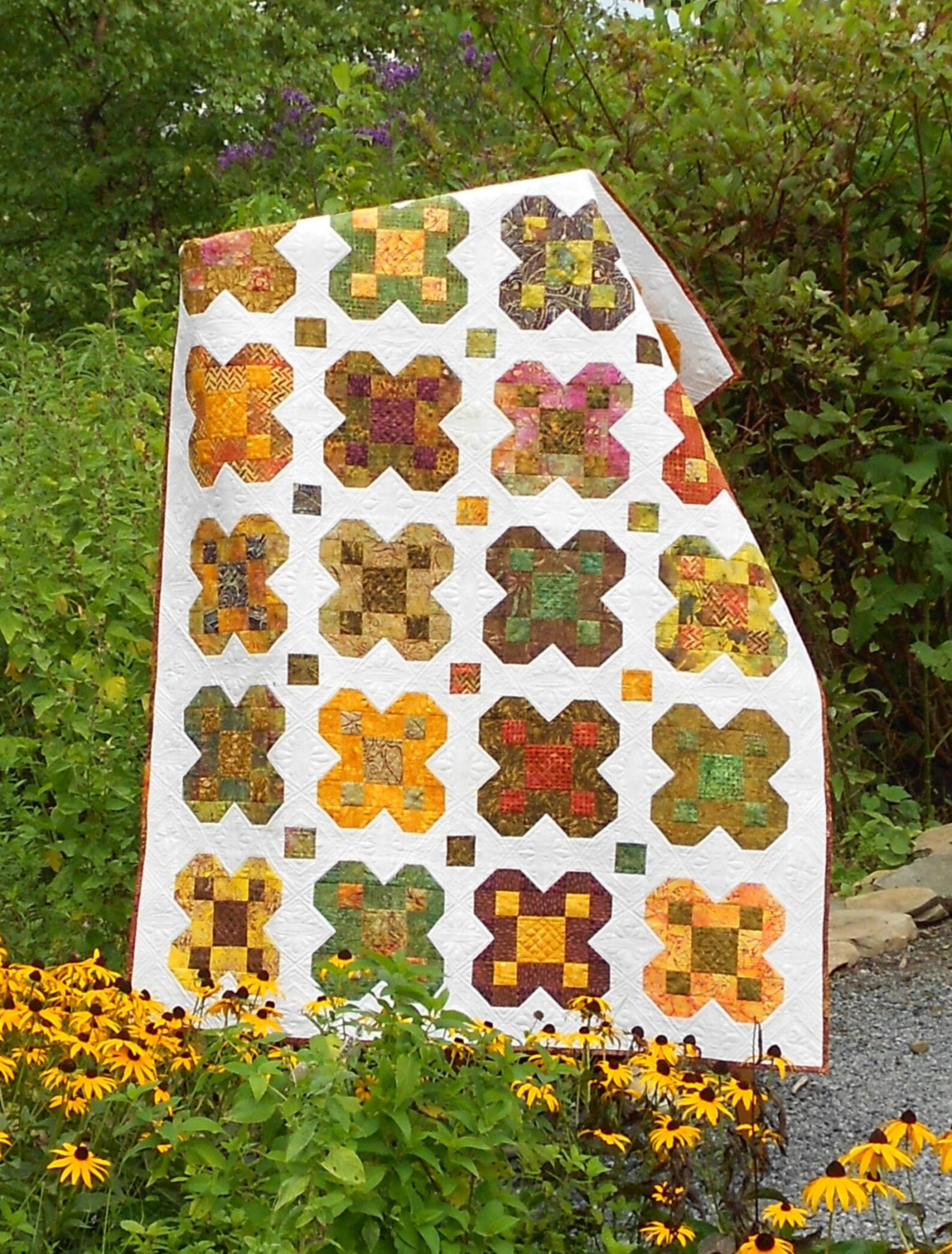 Quilt Pattern Harvest Blooms Blossom Quilt Pattern PDF | Etsy