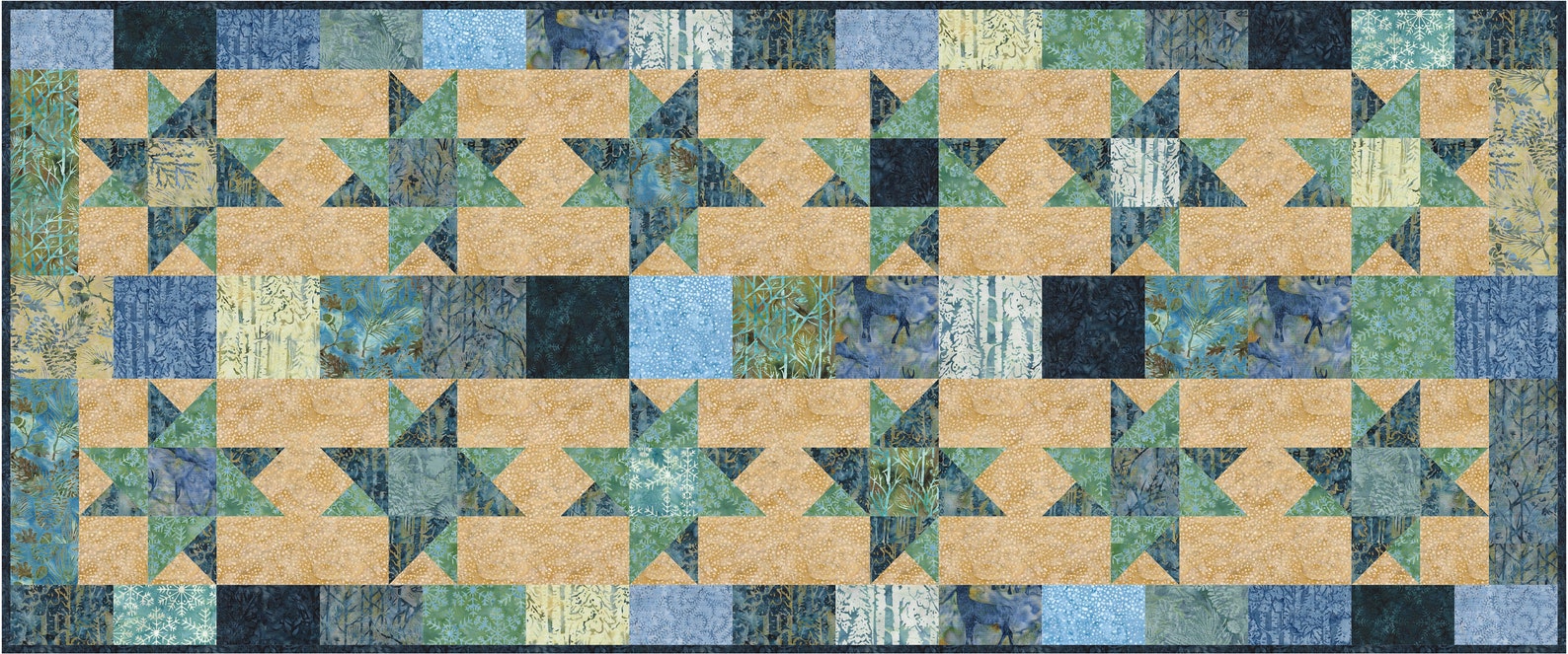 Quilt Pattern Colorado Crossing With Two Bonus Scrap | Etsy