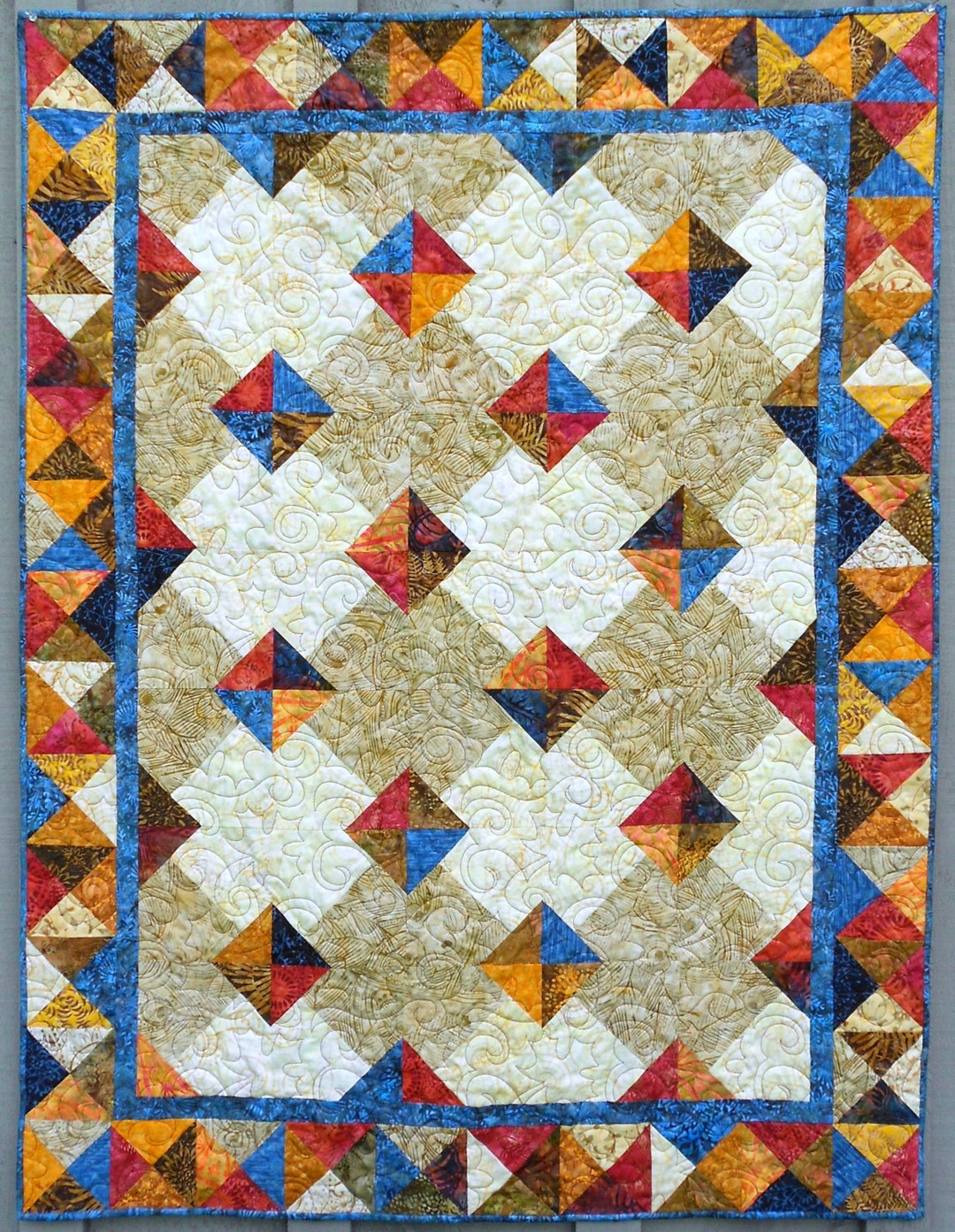 Autumn Gems Quilt Pattern: Layer Cake & Fat Quarter Friendly (PDF ...