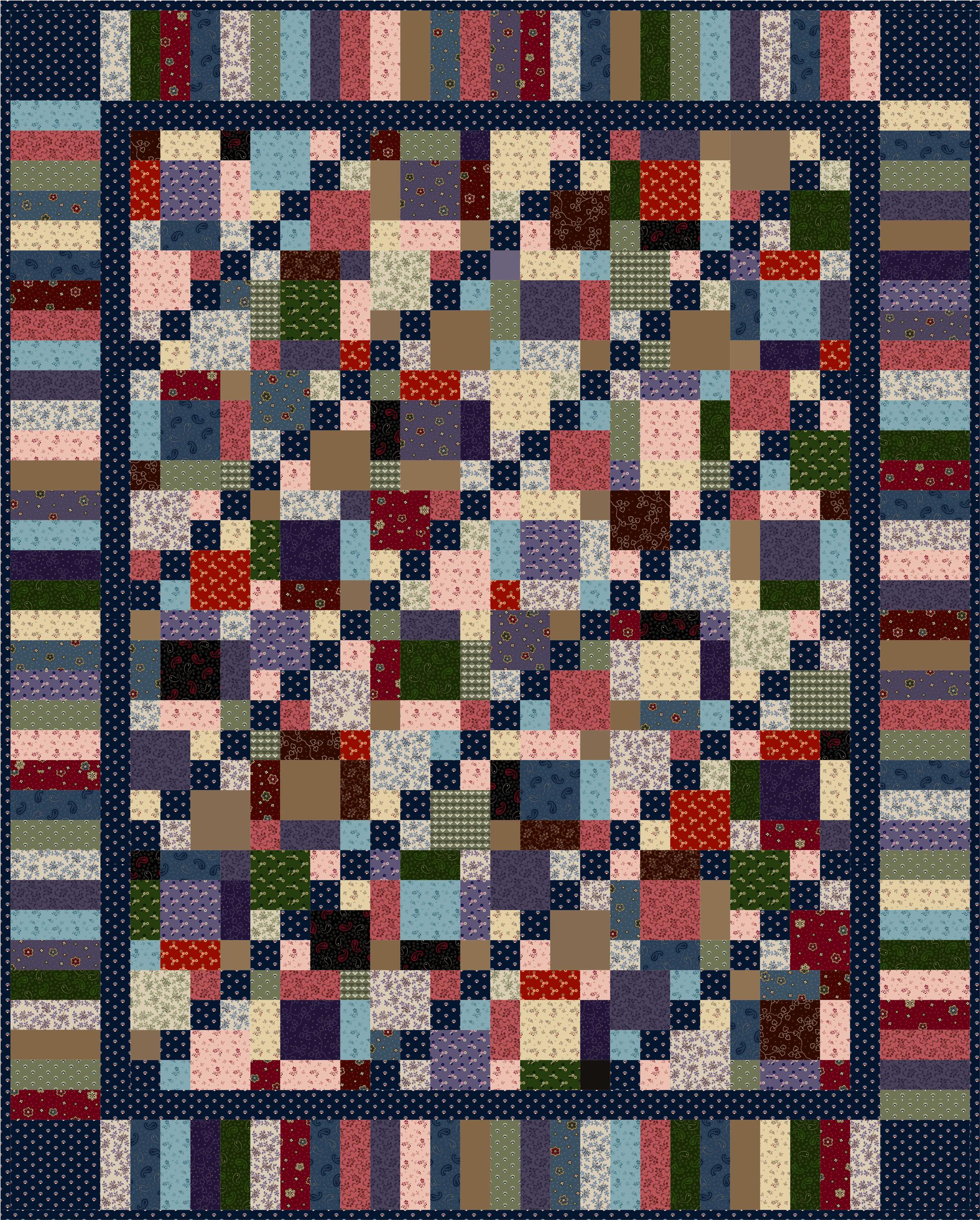 Salt Water Taffy Quilt Pattern - PDF INSTANT DOWNLOAD - Crib to King ...