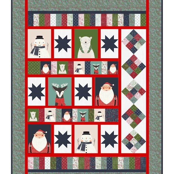 Christmas Quilt Panels - Etsy