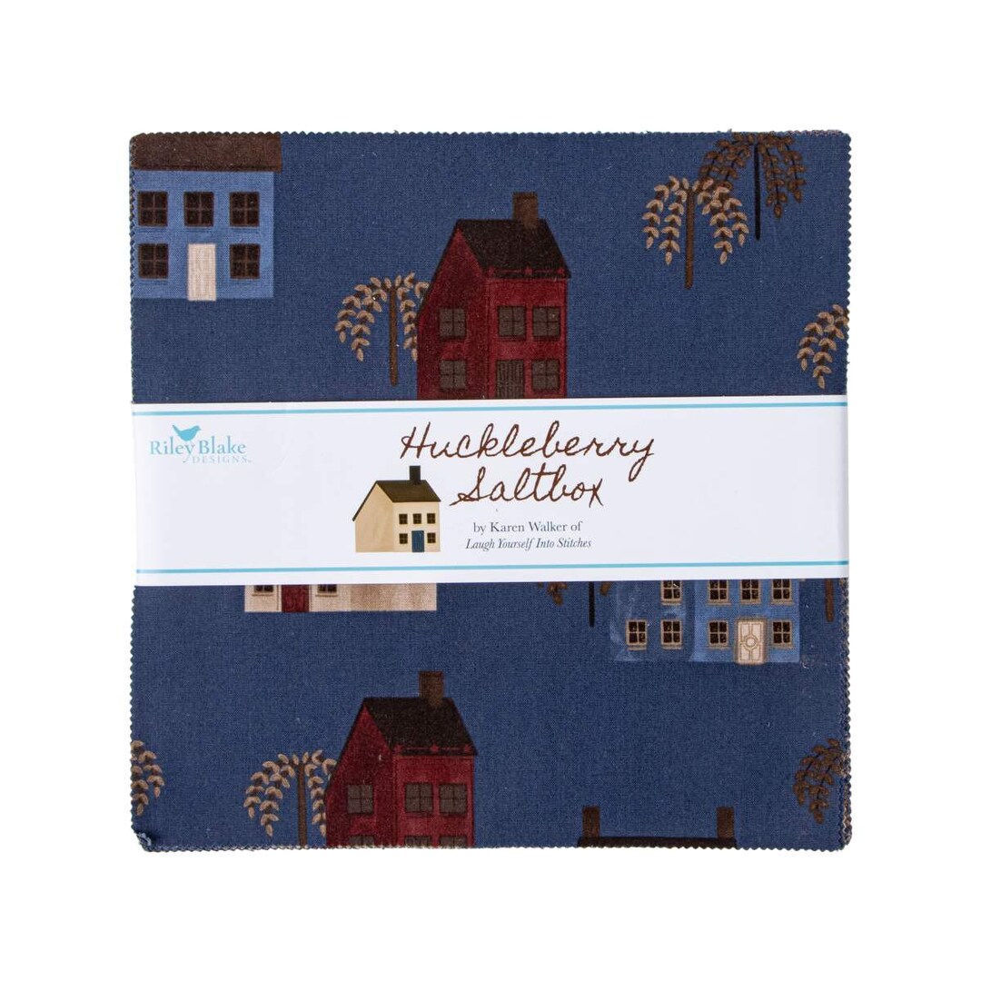 Huckleberry Saltbox 10" Stacker / Layer Cake by Karen Walker for Riley ...