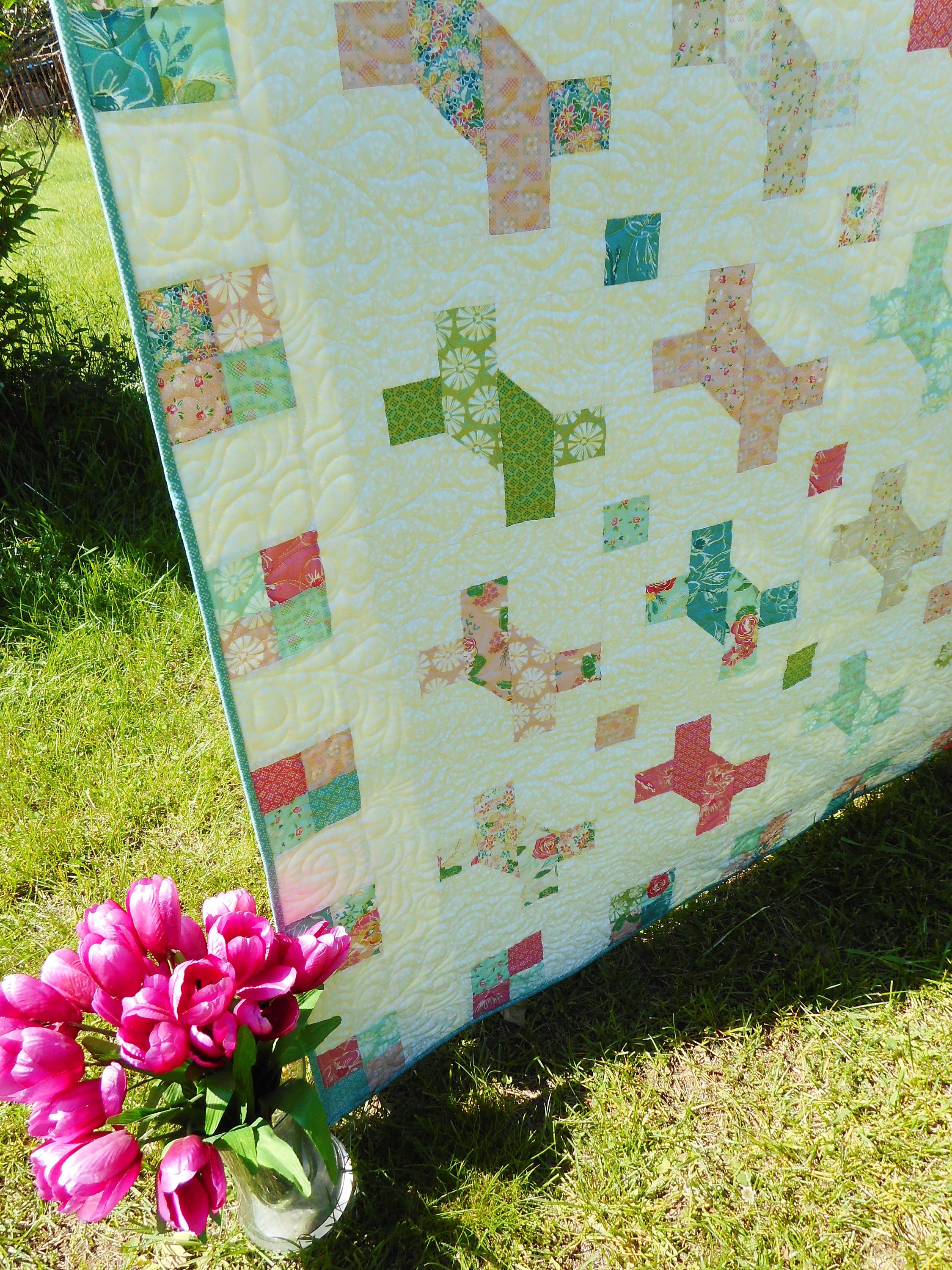 Twisted Biscuits Jelly Roll Quilt Pattern: Crib to King Sizes (PDF ...