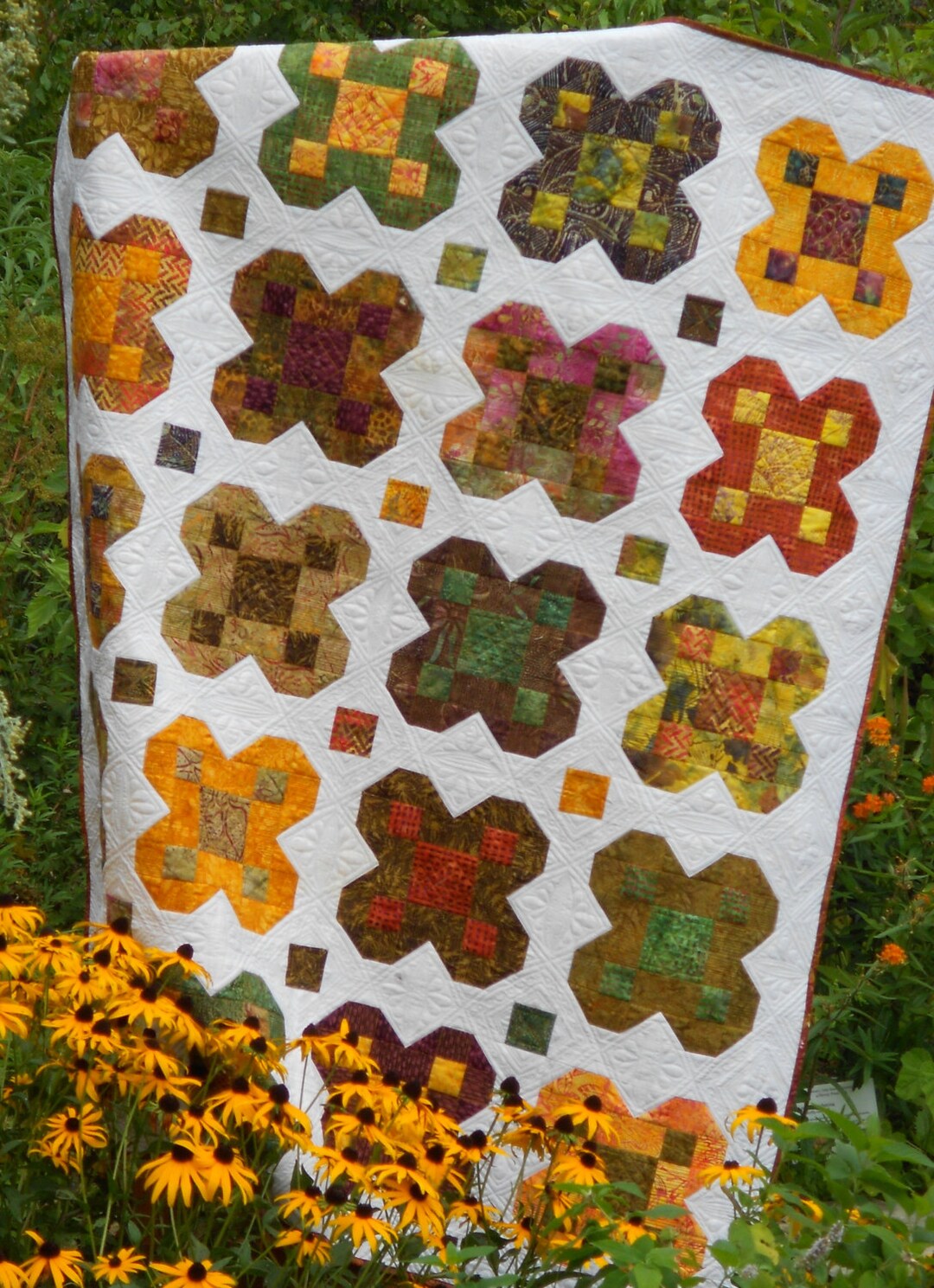 Quilt Pattern Harvest Blooms Blossom Quilt Pattern PDF INSTANT DOWNLOAD ...
