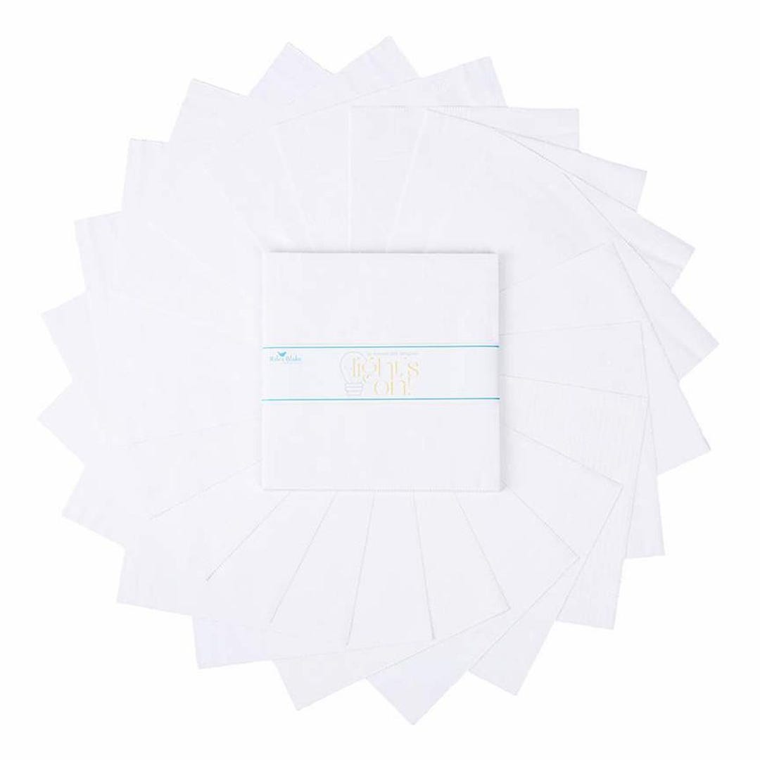 Lights on Fabric Stacker: Riley Blake 10" Precut Squares - Etsy