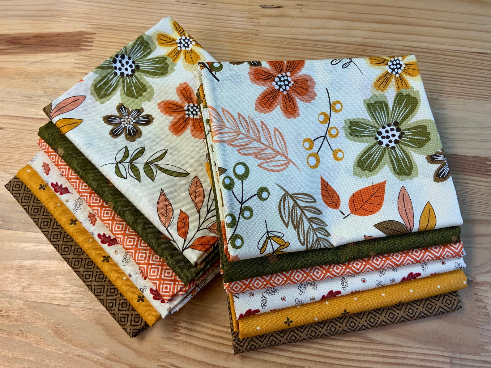 Awesome Autumn Fat Quarter Bundle by Sandy Gervais for Riley - Etsy