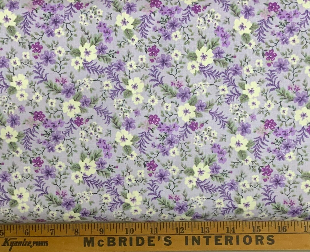 Dainty Floral Lilac by Keepsake Calico - Etsy