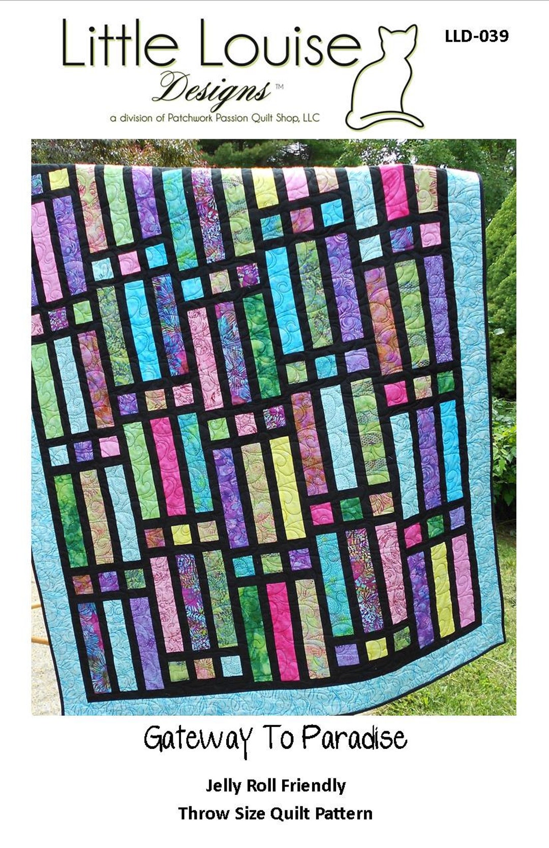 Quilt Pattern - Gateway to Paradise - Jelly Roll or Bali Pop - Quick ...