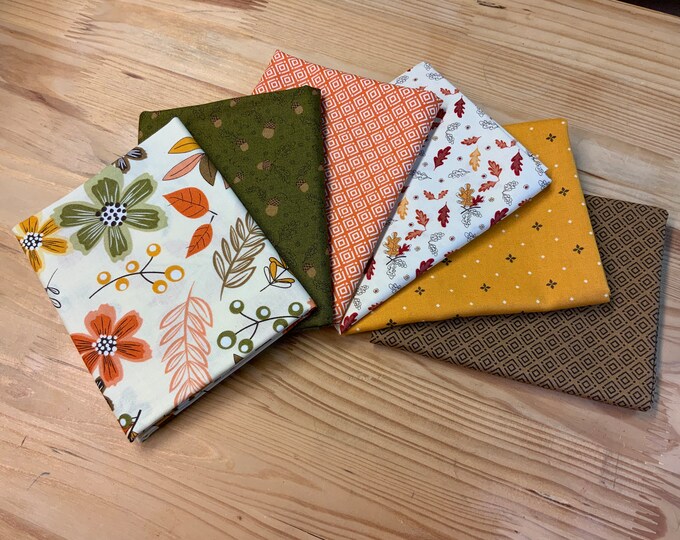 Awesome Autumn - Fat Quarter Bundle by Sandy Gervais for Riley Blake - 6 Count - Etsy