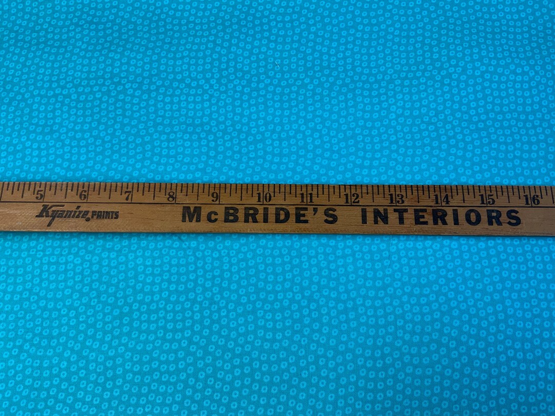 Remnant - Fiesta Dots Turquoise by Quilters Only - 8973 - 1 1/2 Yard ...