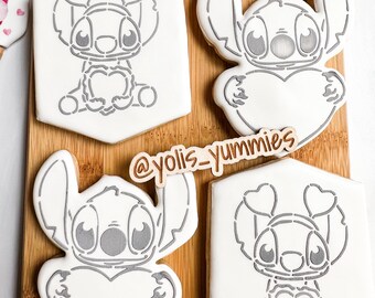 Set of 10 PYO Kitty Cookies, Paint Your Own Cookies, PYO Kitty Cookies ...