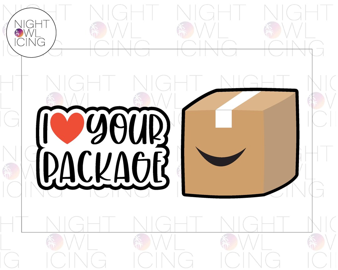 Love Your Package Cookie Cutter Set, Valentines Cookie Cutter, Heart ...