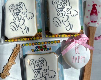 Set of 10 PYO Kitty Cookies, Paint Your Own Cookies, PYO Kitty Cookies ...