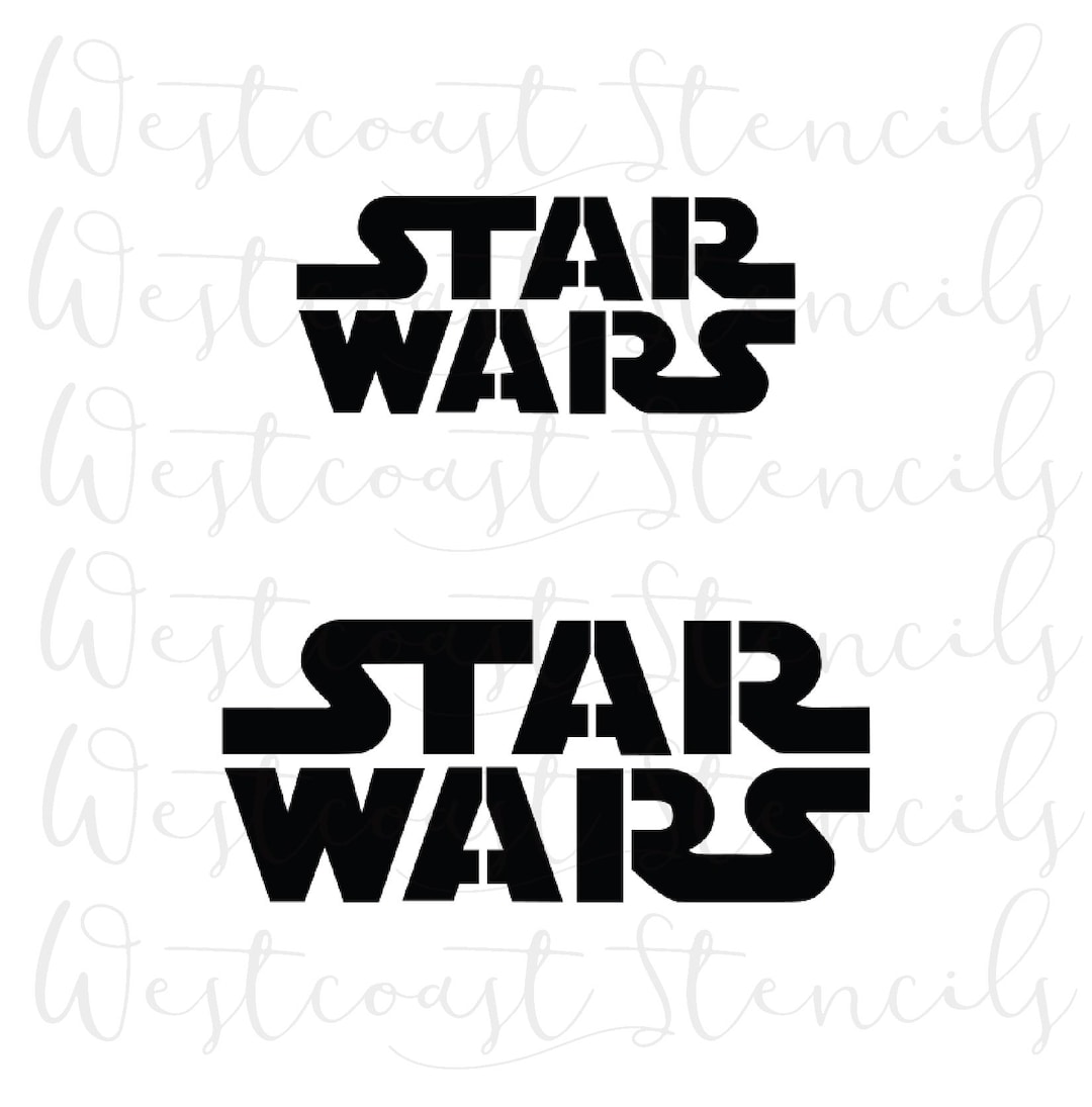 Galaxy Outline/solid Title Stencil, Space Battle Stencil, Baby Shower ...