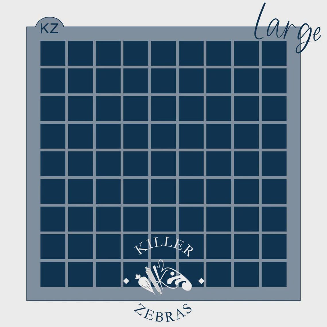 Grid Stencil, Grid Cookie Stencil, Square Stencil, Square Cookie ...