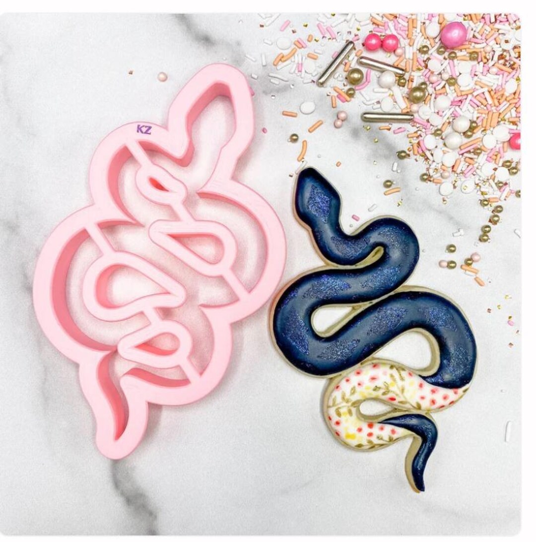 Snake Cookie Cutter, Slithering Snake Cookie Cutter, Snake, Snake ...