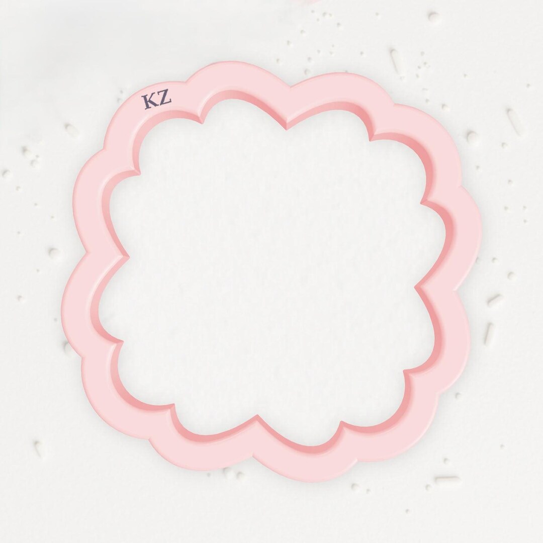 Pearl Plaque Cookie Cutter, Ornate Plaque Cutter, Vintage Frame Cookie ...