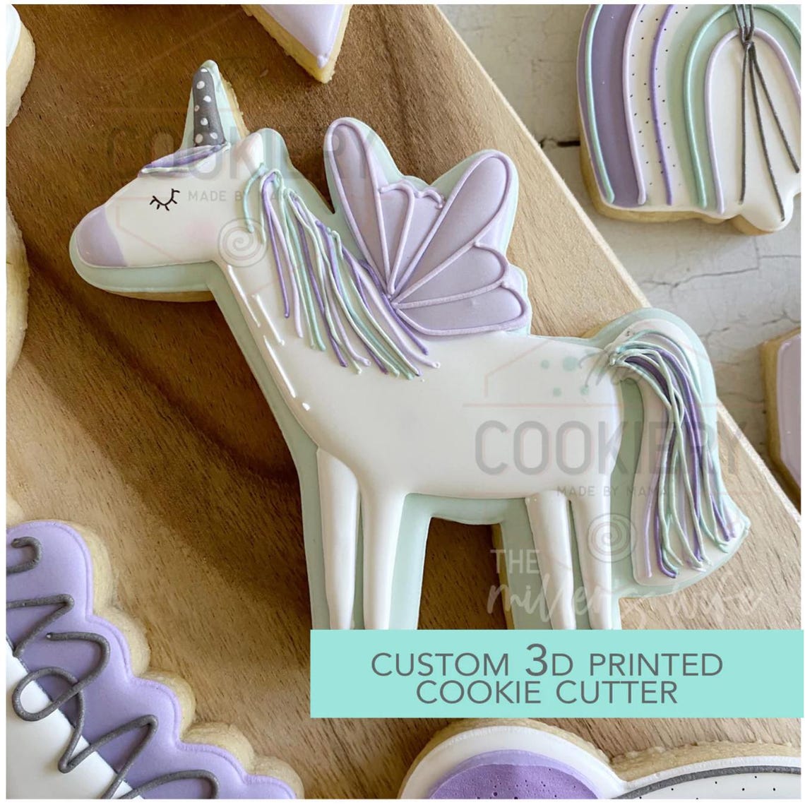 Standing Unicorn Cookie Cutter, Unicorn Cookie Cutter, Unicorn ...