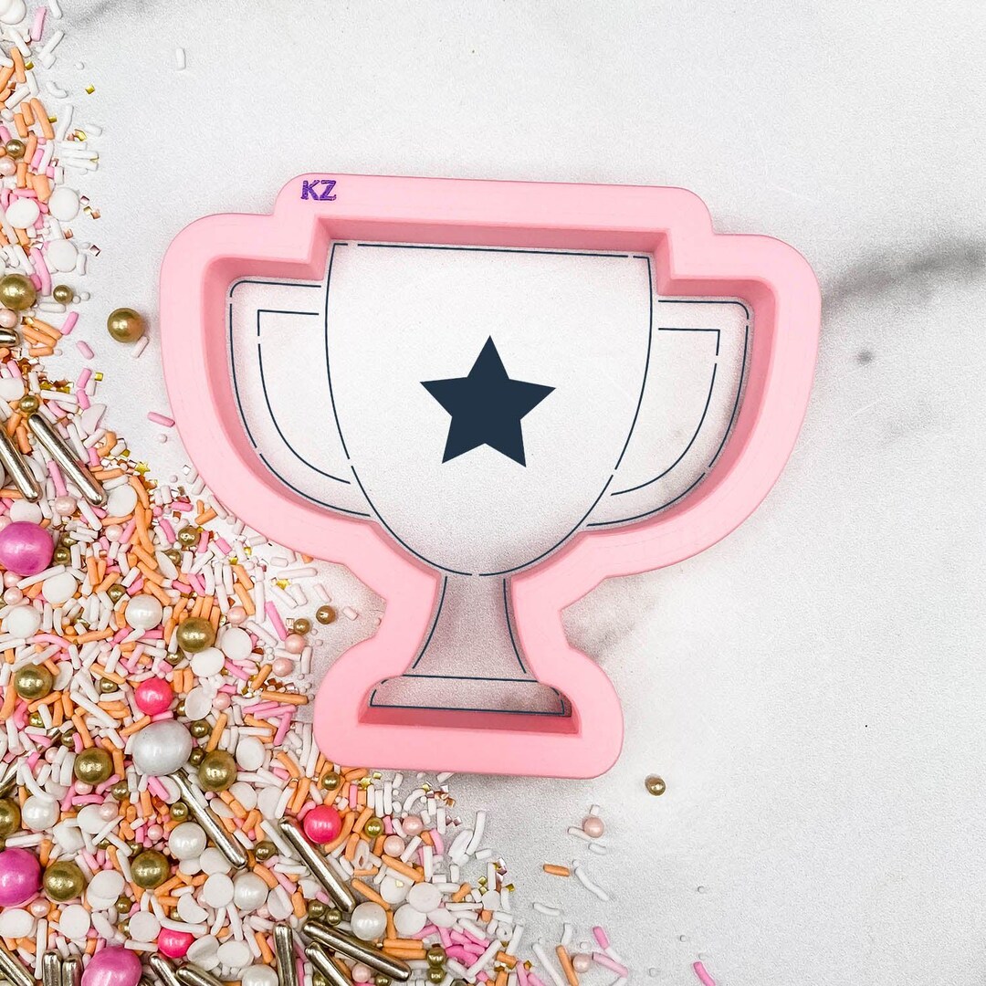 Trophy Cutter and Stencil | Sports Cookie Cutter | Fathers Day Stencil ...