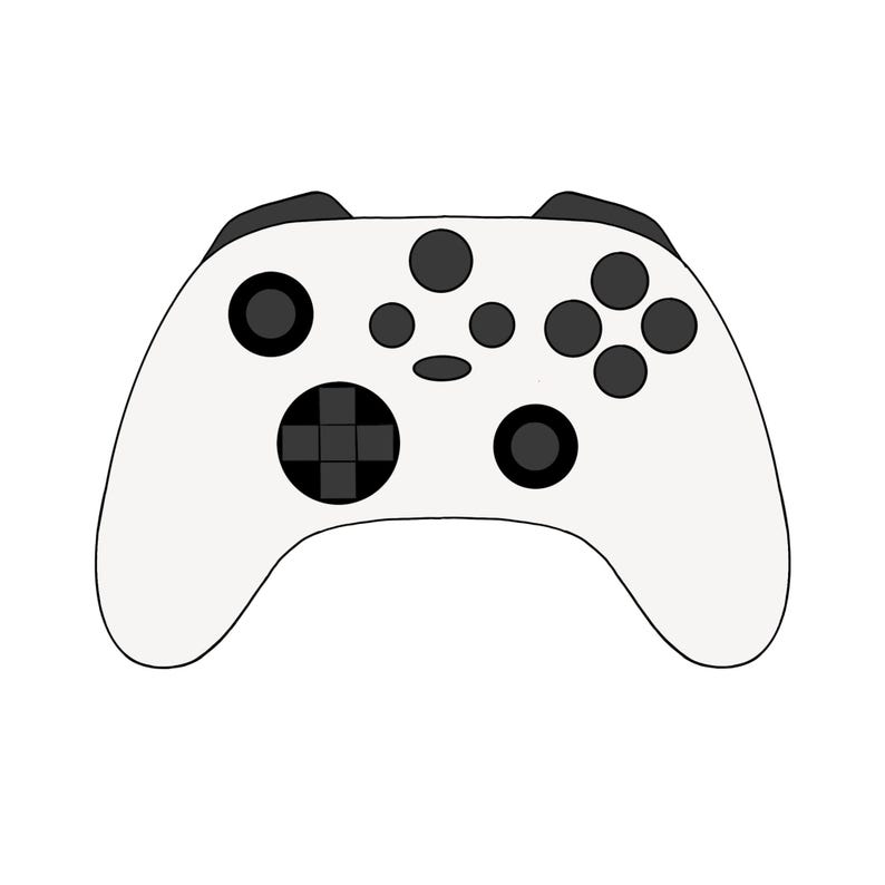 Game Controller Cookie Cutter | Gamer Birthday or Party Favor | Video ...