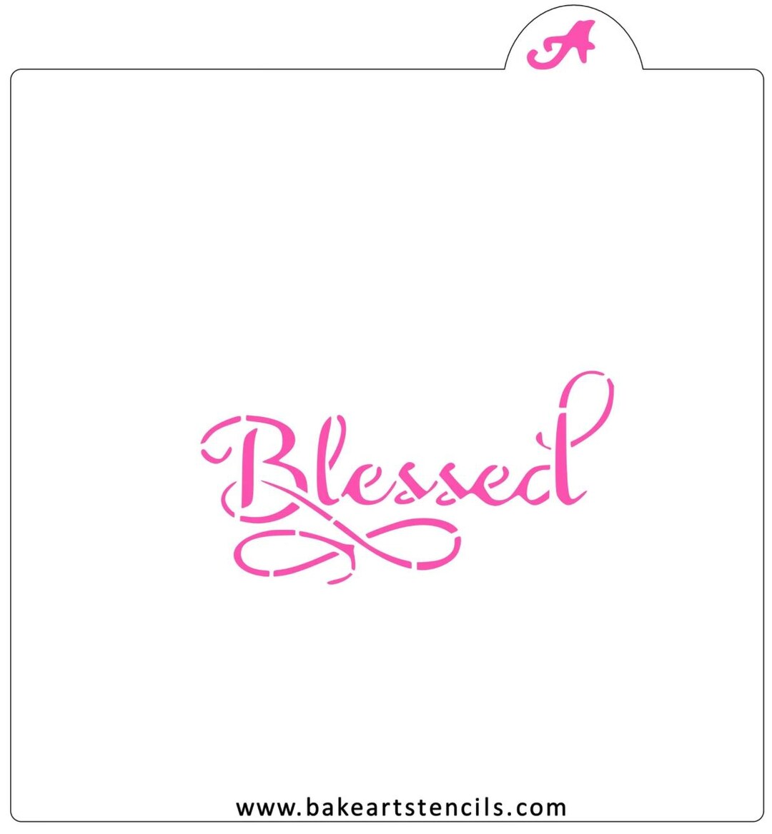 Blessed Cookie Stencil, Thanksgiving Stencils, Fall Stencil ...