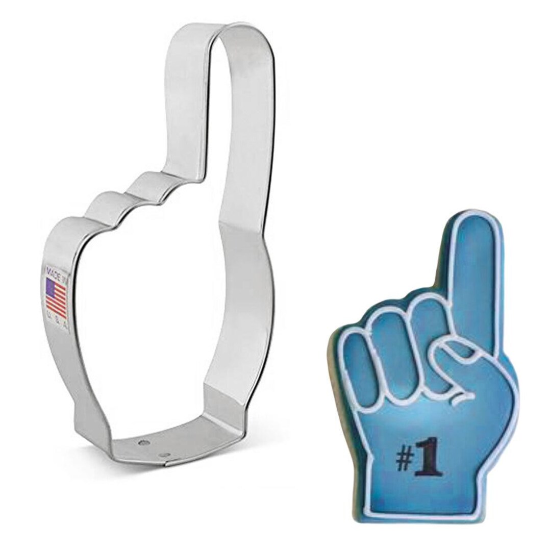 Number One Fan Hand Cookie Cutter, Fantasy Football Cookie Cutter ...