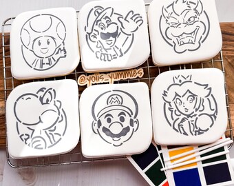 Set of 10 PYO Kitty Cookies, Paint Your Own Cookies, PYO Kitty Cookies ...