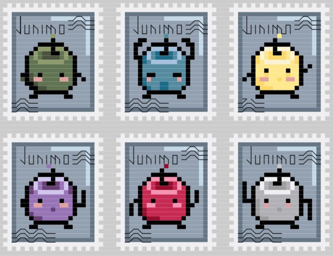 Junimo Stardew Cross Stitch Stamp Cross Stitch Video Game Cross Stitch ...