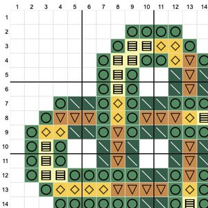 Celtic Cross Stitch Border Photo Frame Outer Ring Irish Cross Stitch ...