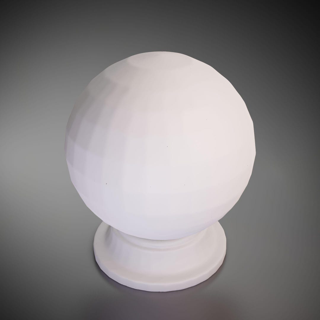 Decorative Sphere - 3D Printed Model | Custom Size & Color | LED Option ...