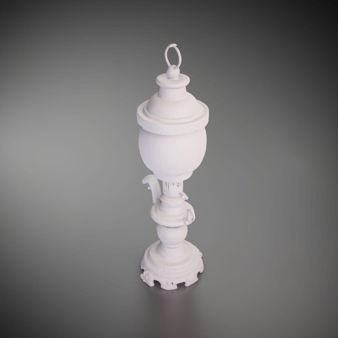 Jin Lamp - 3D Printed Model | Custom Size & Color | LED Option ...