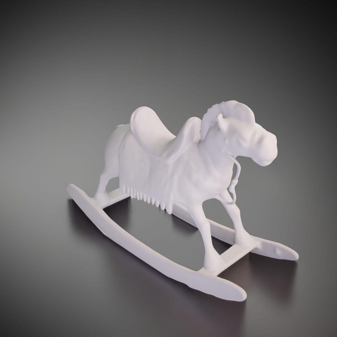 Rocking Camel - 3D Printed Model | Custom Size & Color | LED Option ...