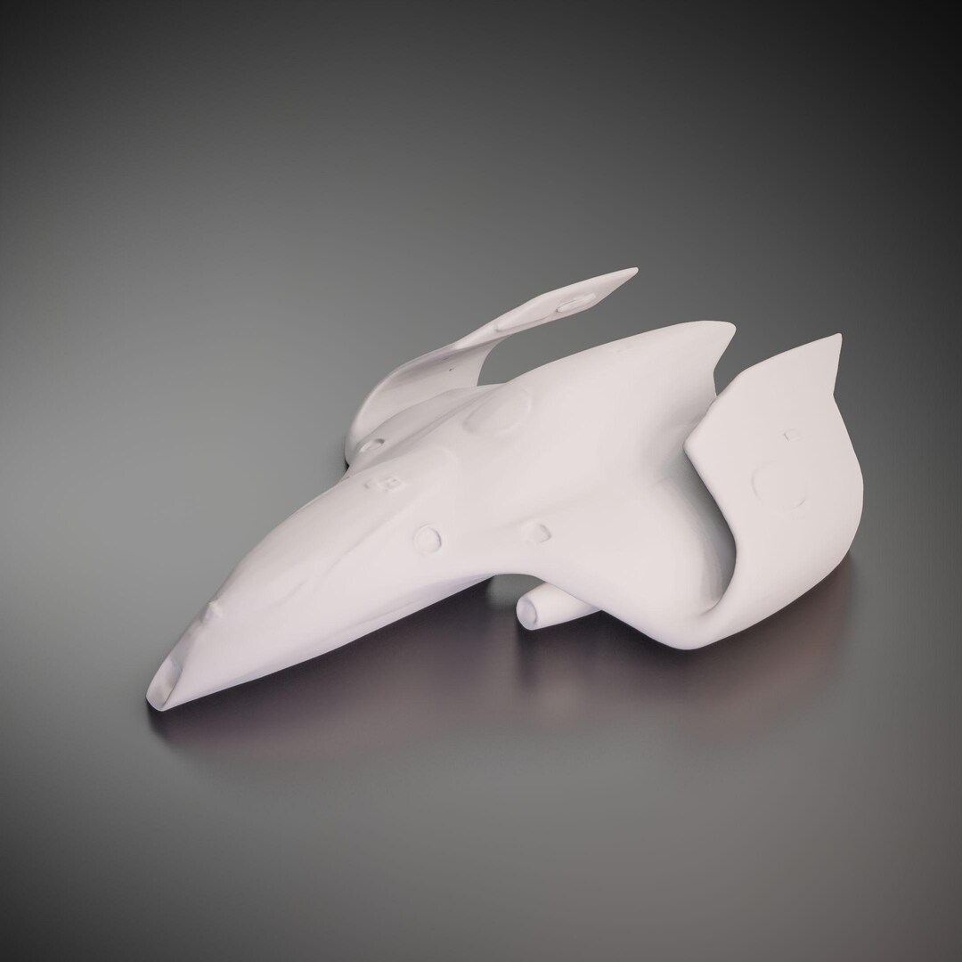 Alien Ship - 3D Printed Model | Custom Size & Color | LED Option ...