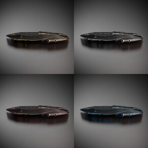 Alien Ship - 3D Printed Model | Custom Size & Color | LED Option ...