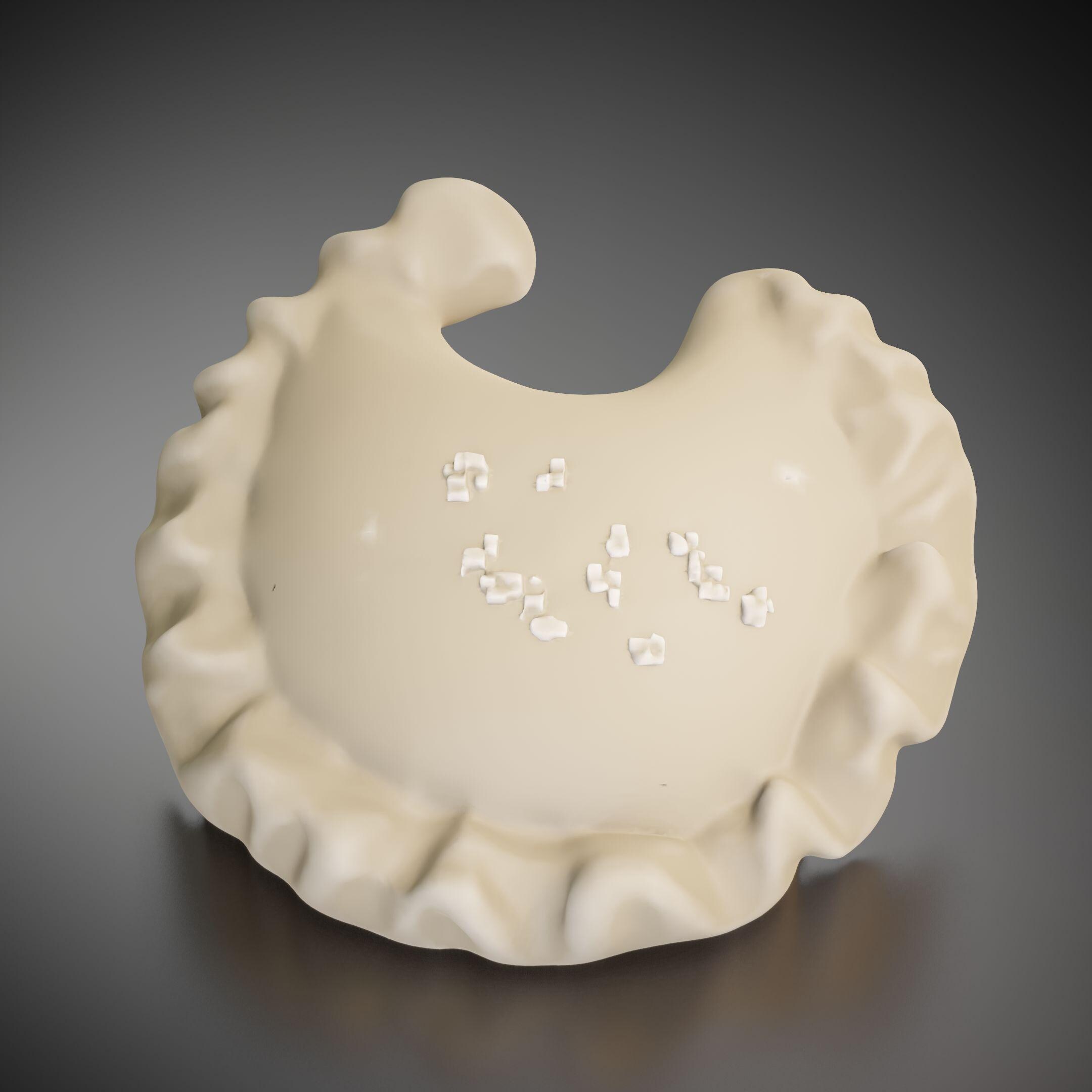 Pierogi - 3D Printed Model | Custom Size & Color | LED Option | Pendant ...