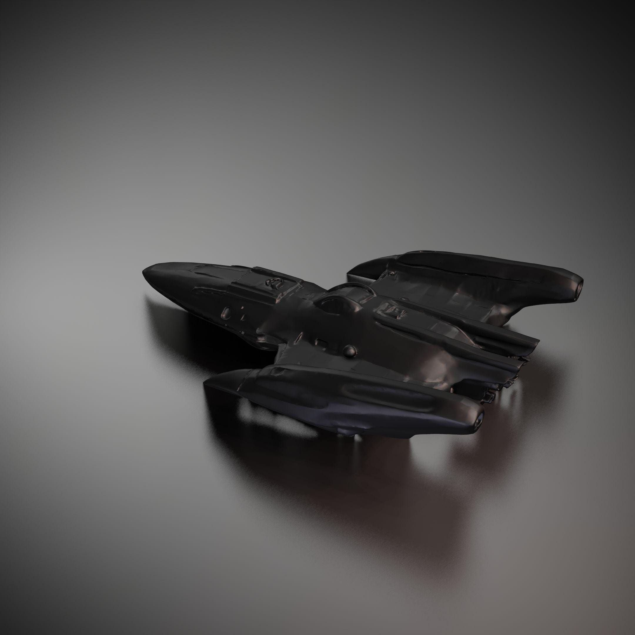 Alien Ship - 3D Printed Model | Custom Size & Color | LED Option ...