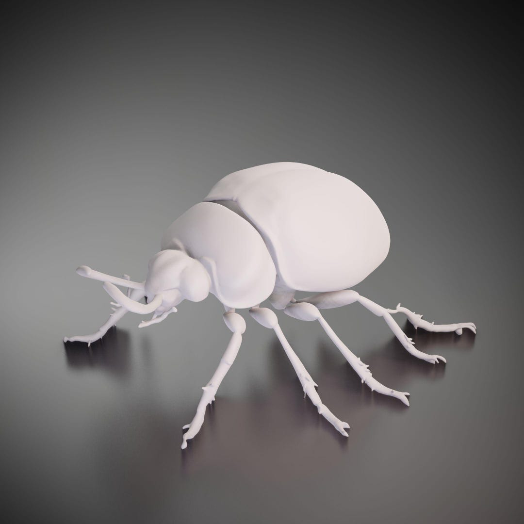 Bug - 3D Printed Model | Custom Size & Color | LED Option | Pendant or ...