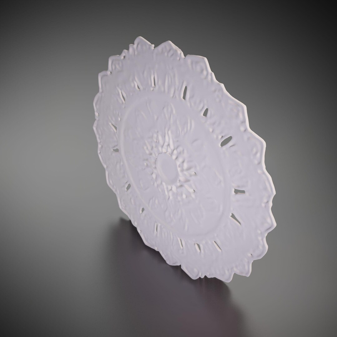 Mandala - 3D Printed Model | Custom Size & Color | LED Option | Pendant ...