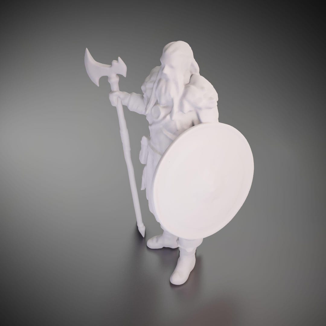 Norse Pagan - 3D Printed Model | Custom Size & Color | LED Option ...