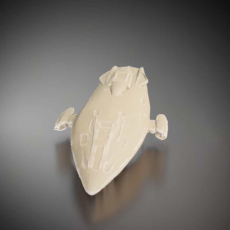 Nave alienígena - Modelo impreso en 3D | Tamaño y color personalizados ...