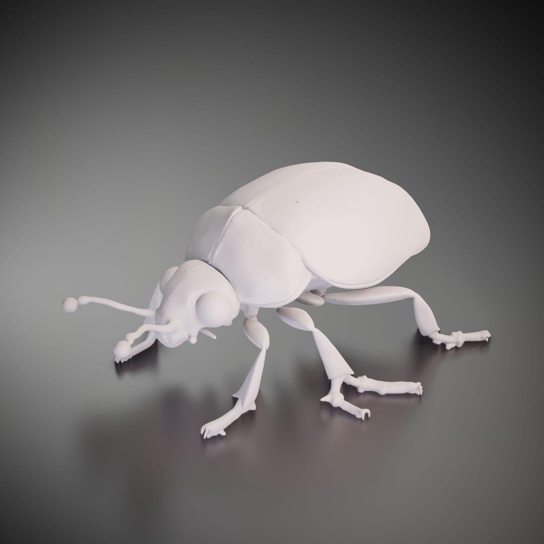 Bug - 3D Printed Model | Custom Size & Color | LED Option | Pendant or ...