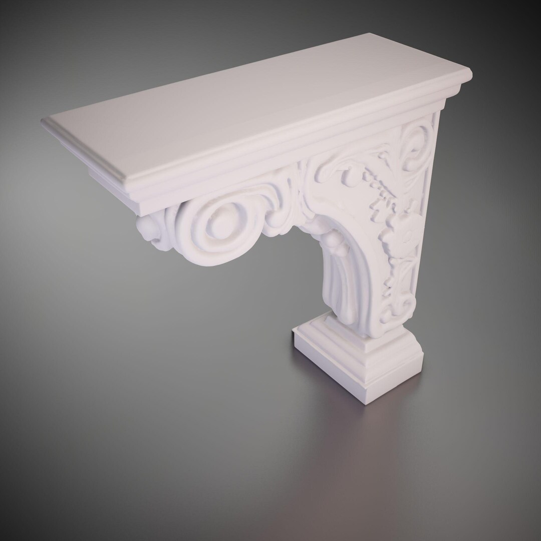 Corbel - 3D Printed Model | Custom Size & Color | LED Option | Pendant ...