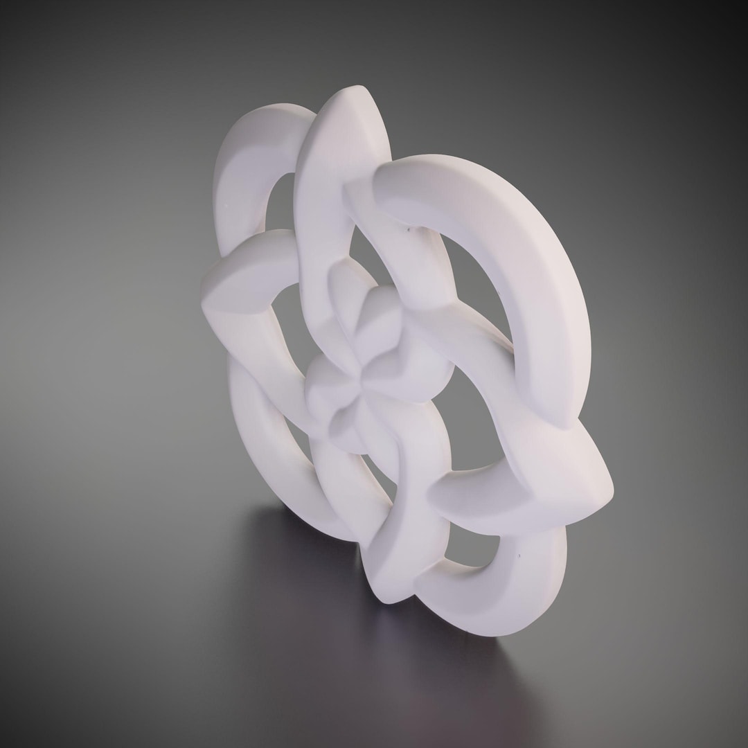 Celtic Knot - 3D Printed Model | Custom Size & Color | LED Option ...