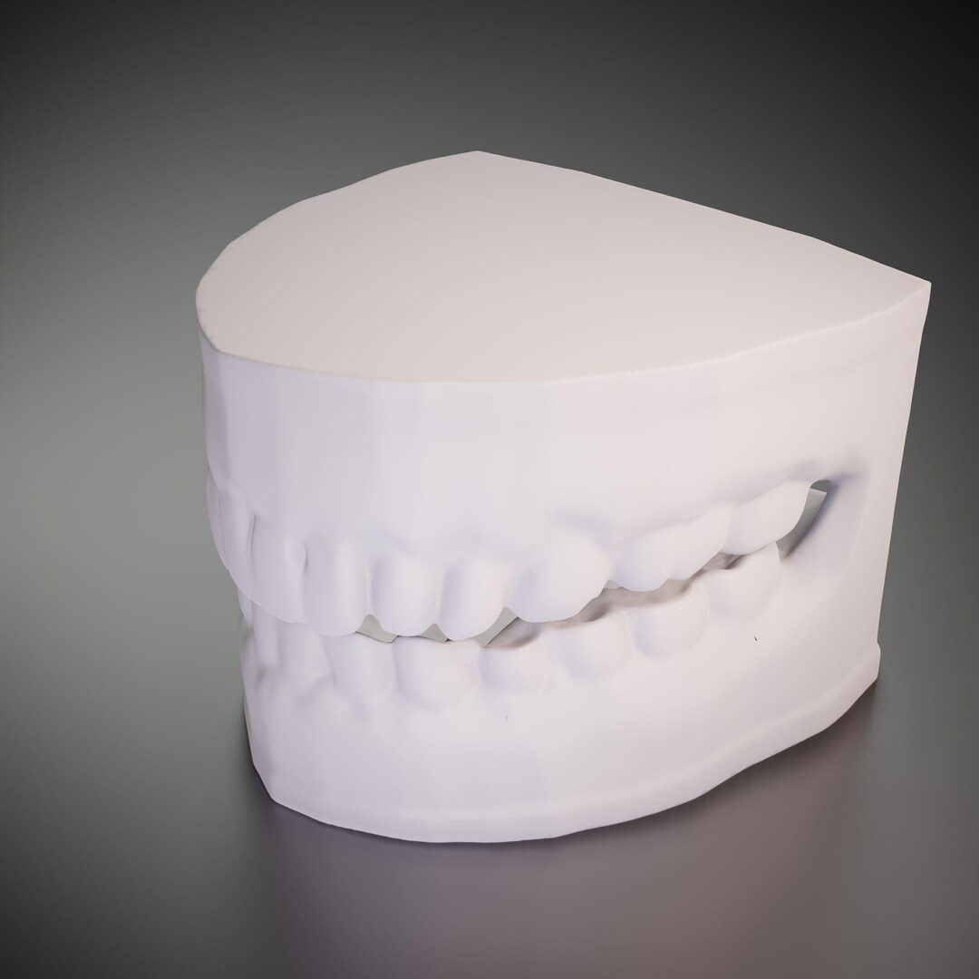 Denture - 3D Printed Model | Custom Size & Color | LED Option | Pendant ...