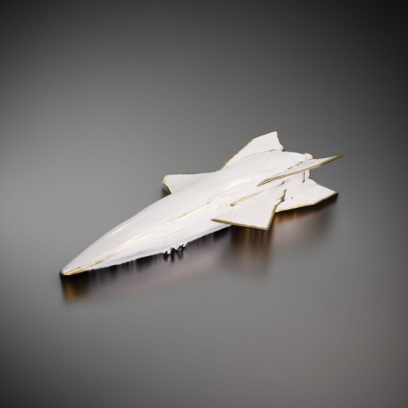 Alien Ship - 3D Printed Model | Custom Size & Color | LED Option ...