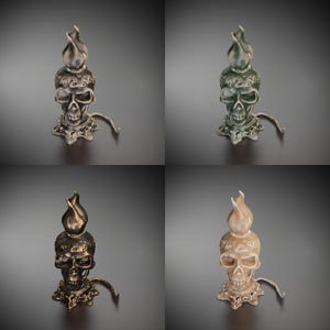 Skull Lamp - 3D Printed Model | Custom Size & Color | LED Option ...