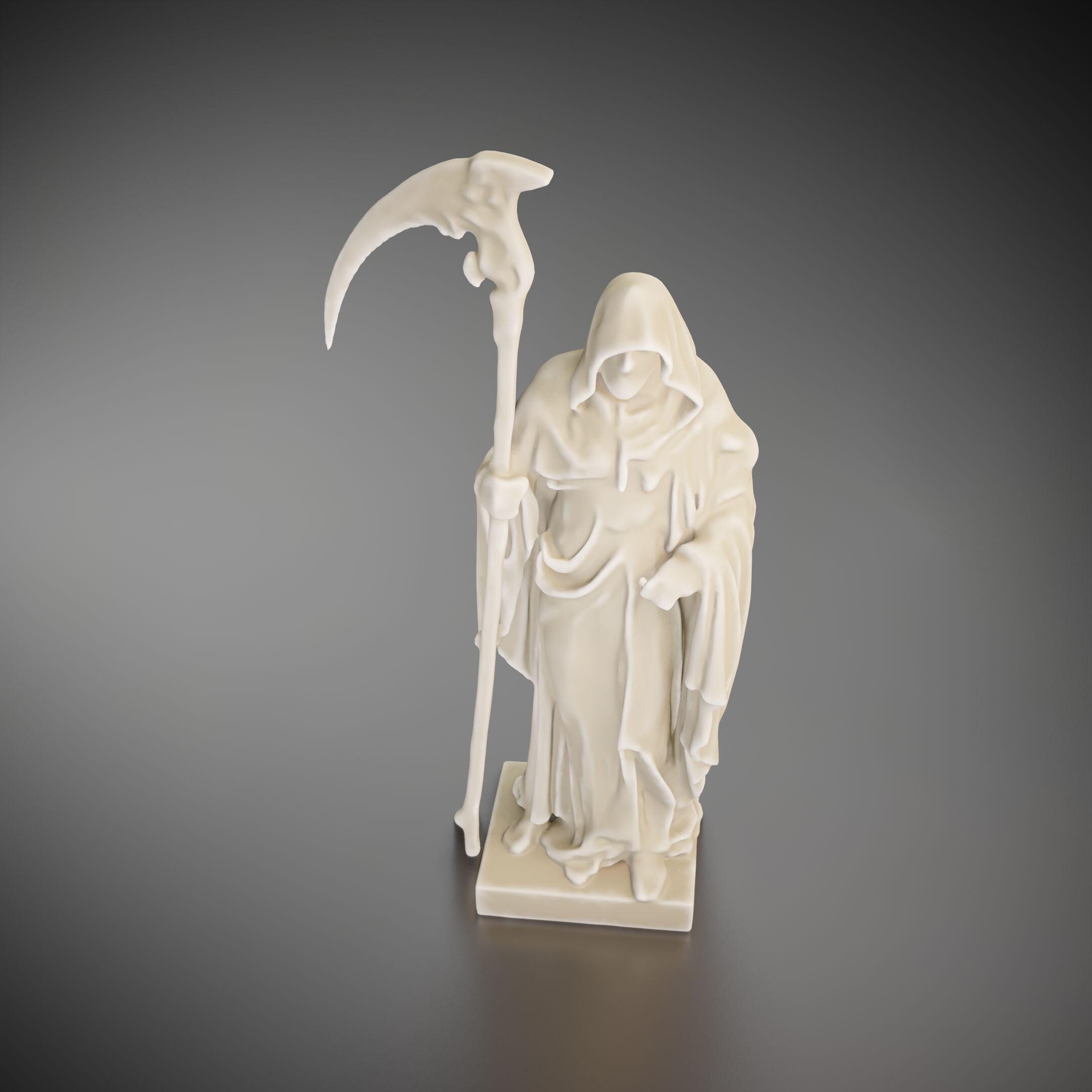 Grim Reaper Statue - 3D Printed Model | Custom Size & Color | LED ...