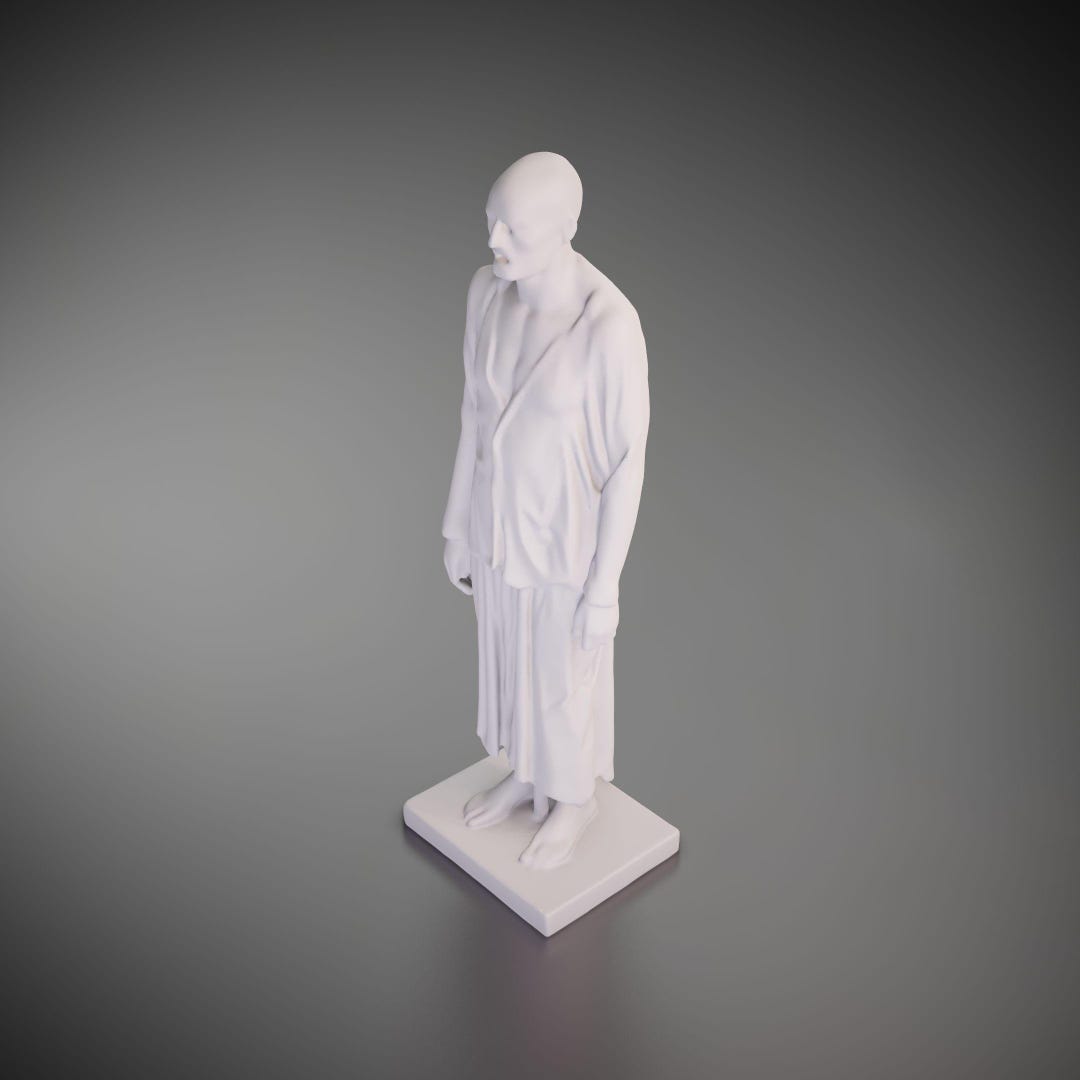 Man Corps on Stand - 3D Printed Model | Custom Size & Color | LED ...