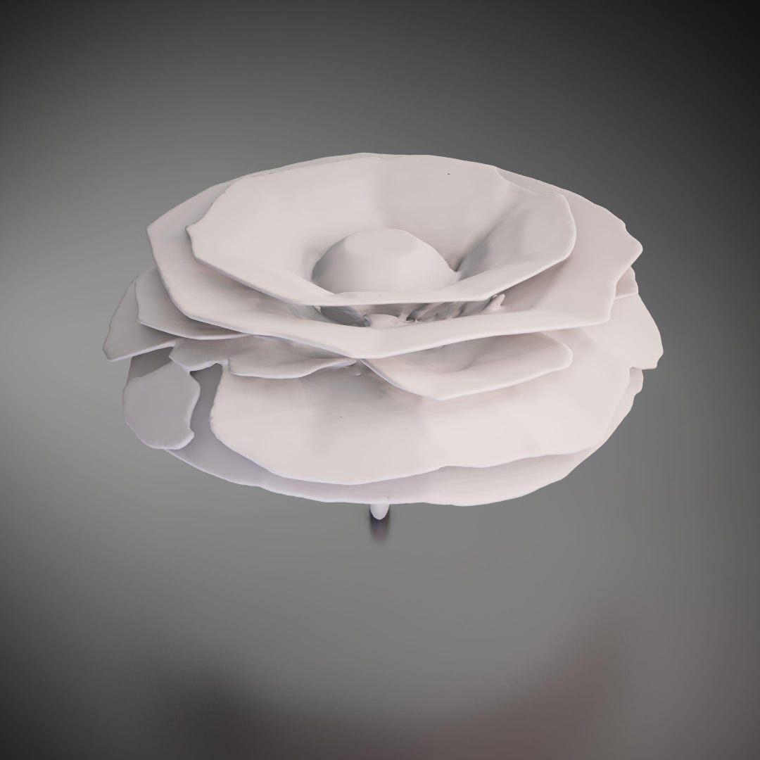 Daisy - 3D Printed Model | Custom Size & Color | LED Option | Pendant ...