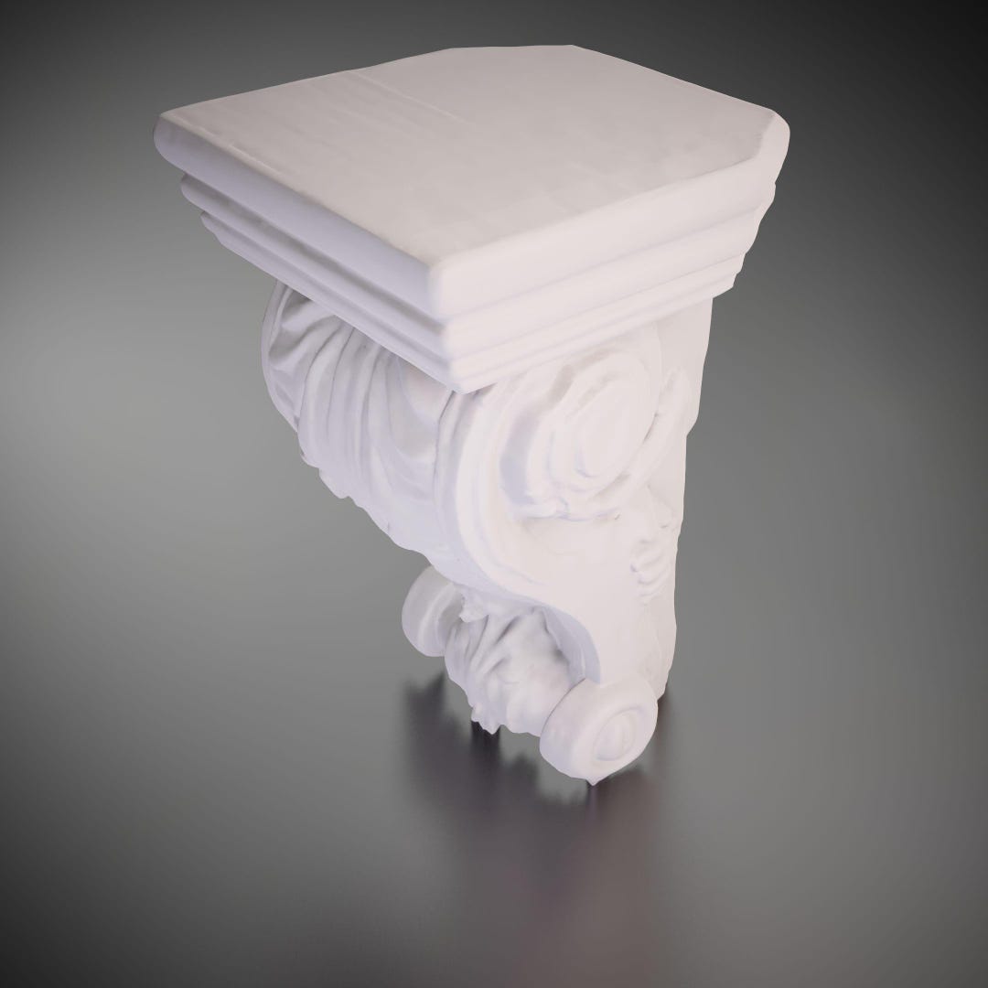 Carved Corbel - 3D Printed Model | Custom Size & Color | LED Option ...